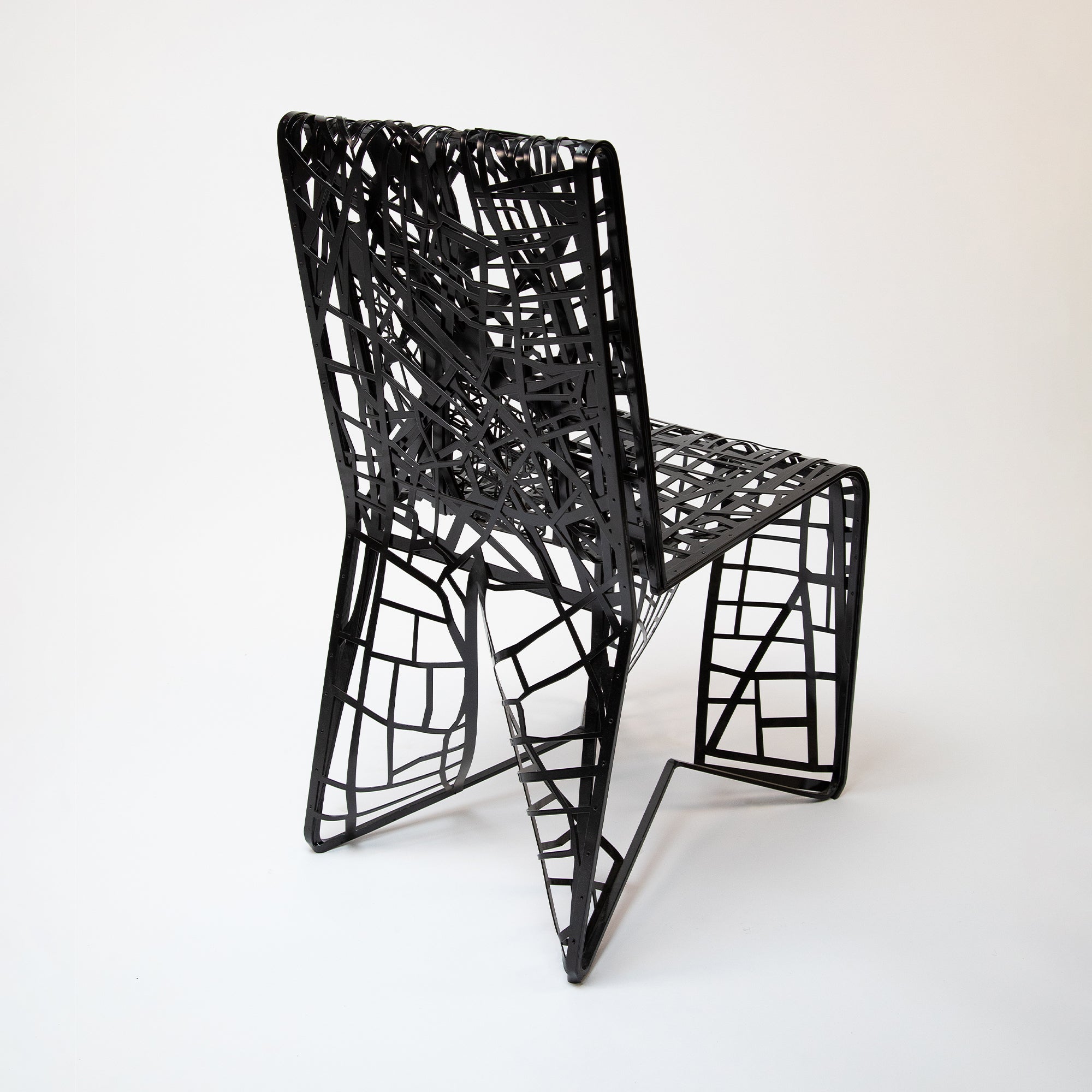 Aluminum Chair, Harvard Square - Prototype (Paccar Black) – Galante ...