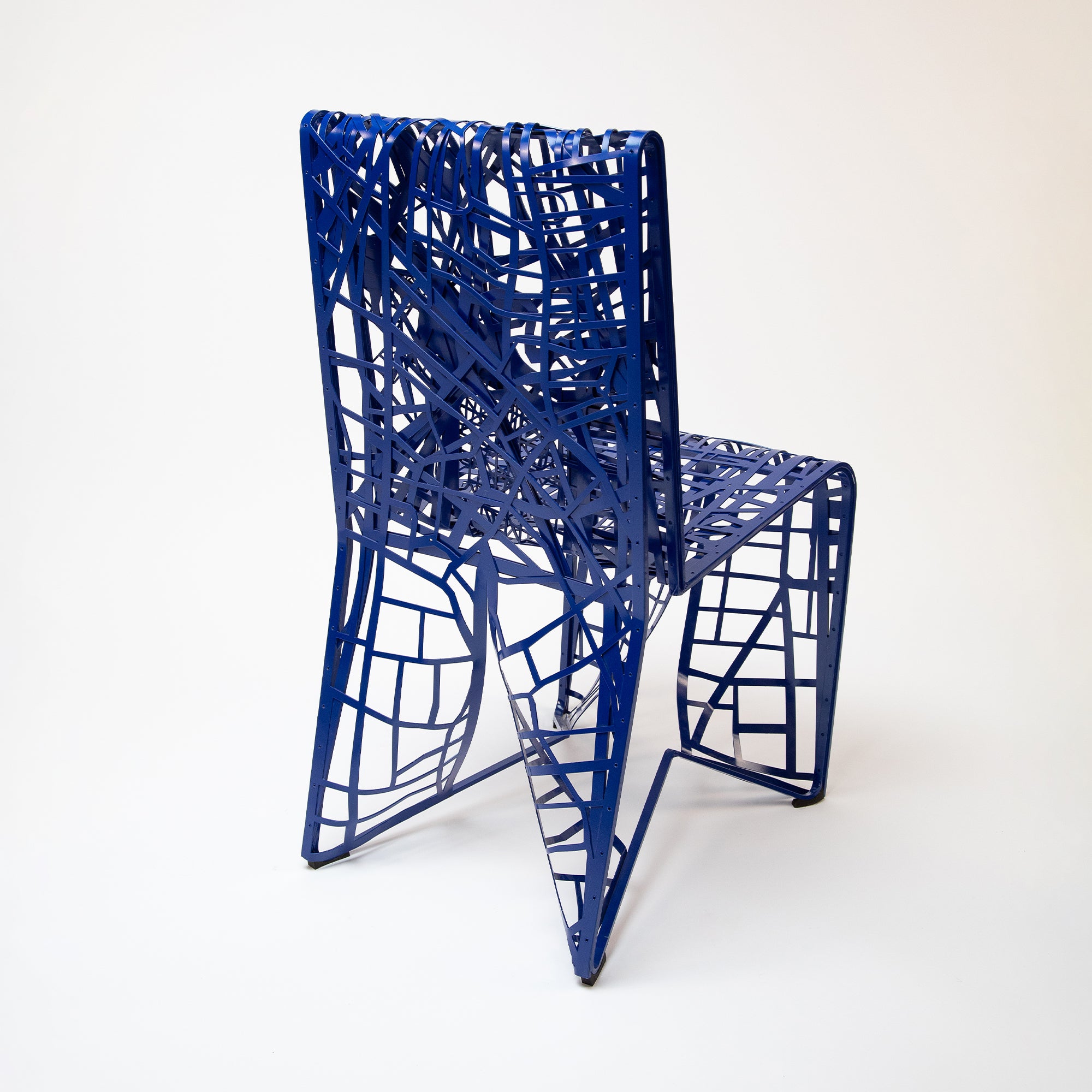 Aluminum Chair, Harvard Square - Prototype (Manhattan Blue) – Galante ...