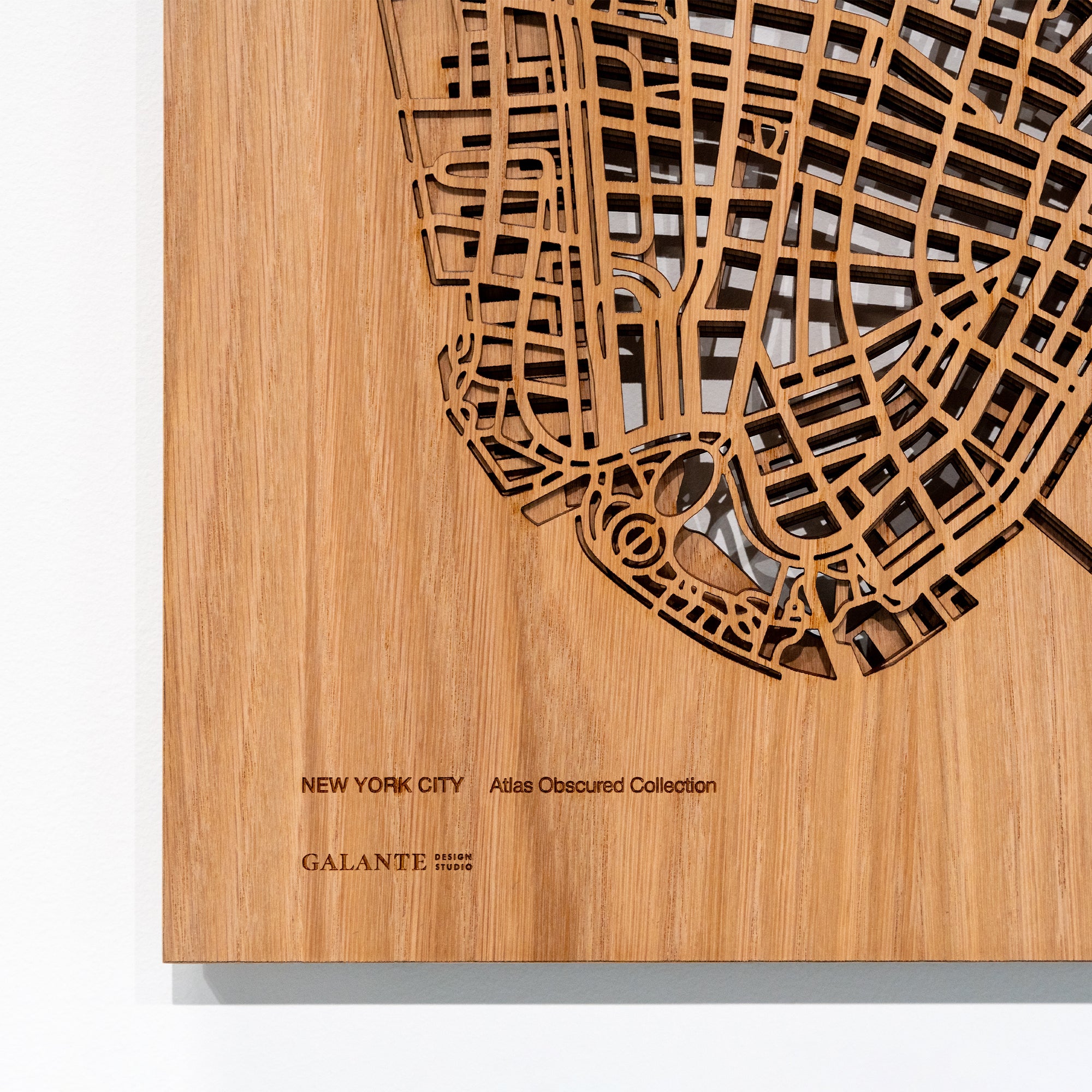 Wall Map, New York City Downtown - Designer Series – Galante Design Studio