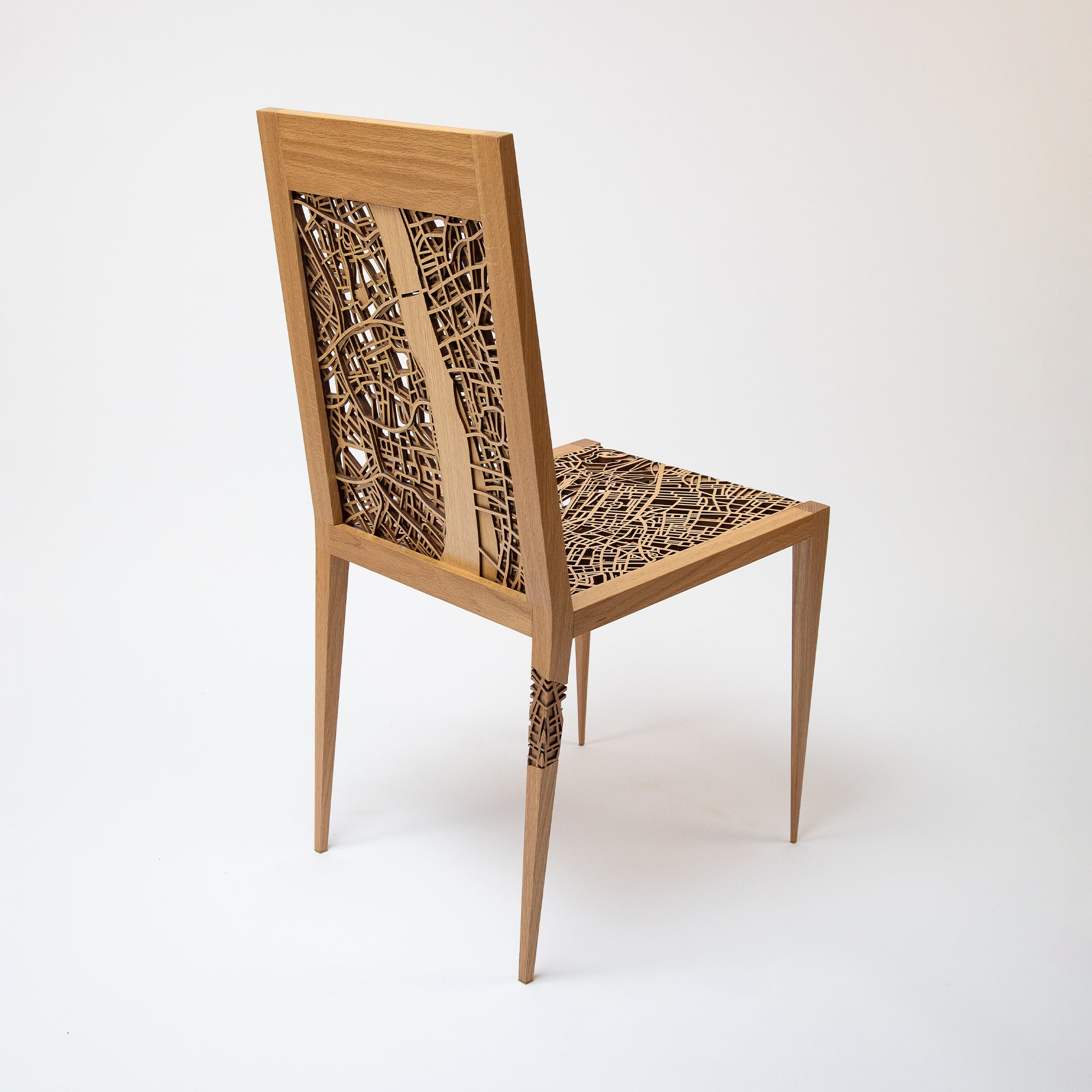 Wood Chair, London - Prototype (White Oak) – Galante Design Studio